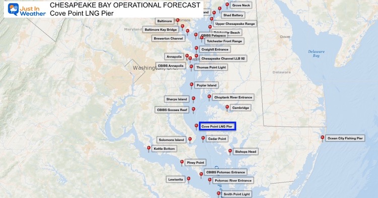 Cove Point LNG Pier - Just In Weather