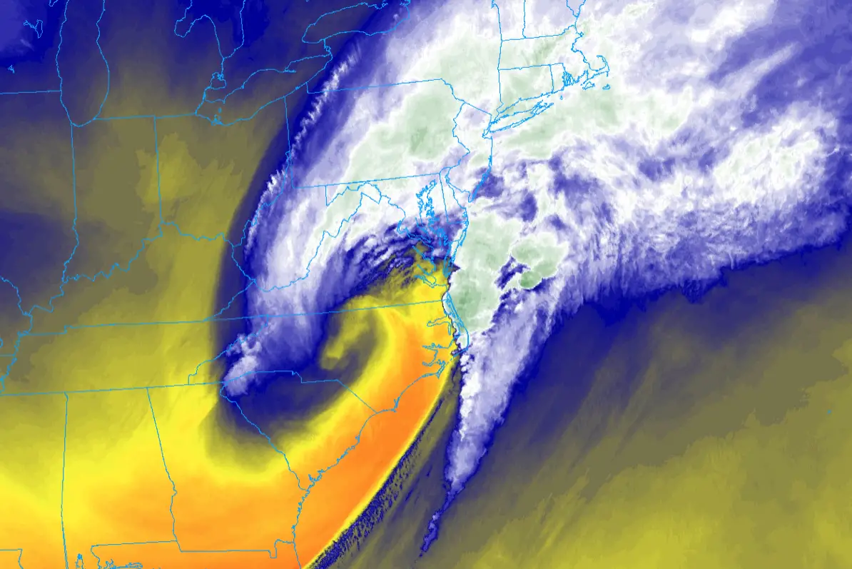 Storm Satellite Water Vapor Loop - Just In Weather